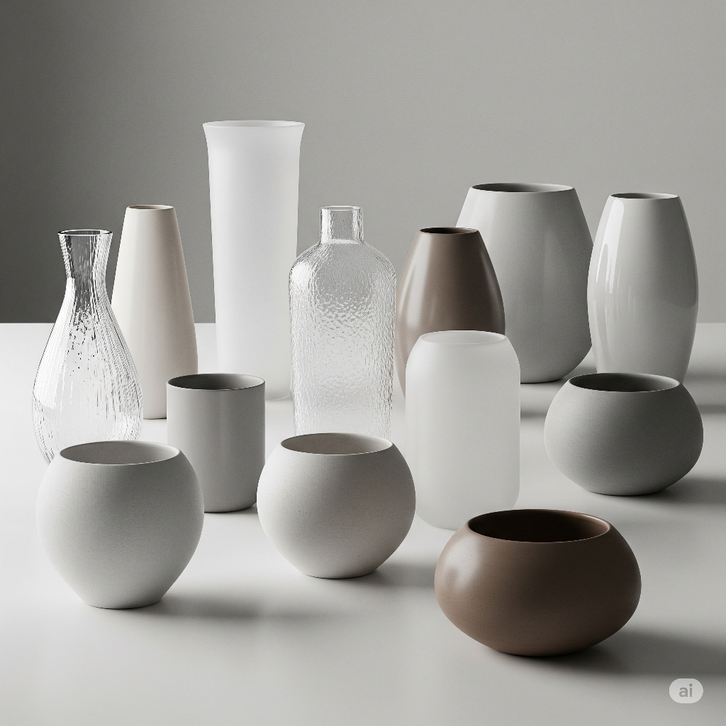 Beautiful modern sculptural Vases, Pots & Planters | GREY and FELT