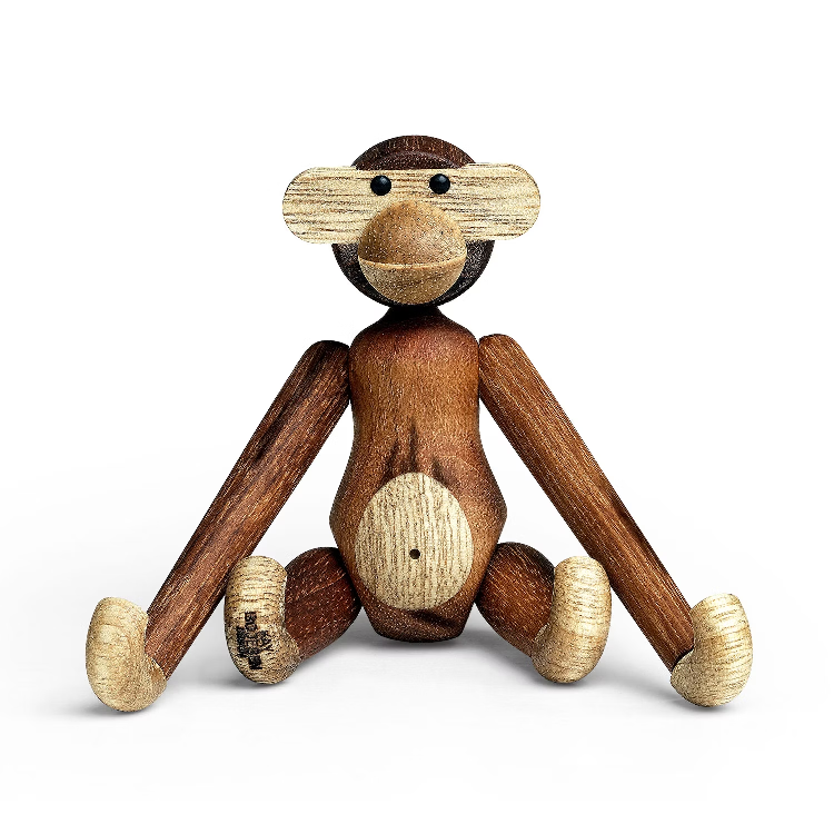 Kay Bojesen Denmark Mini Monkey | GREY and FELT